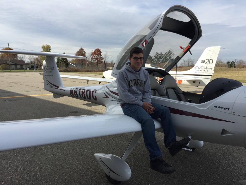 Congratulations Tyler on your Private Pilot License! - Crosswinds Aviation