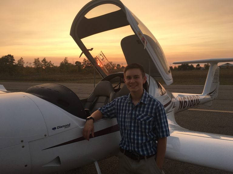 Congratulations to Michael Clapp on his first Solo Flight! - Crosswinds ...