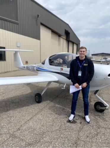 Congratulations to Carson on earning his private pilots license ...