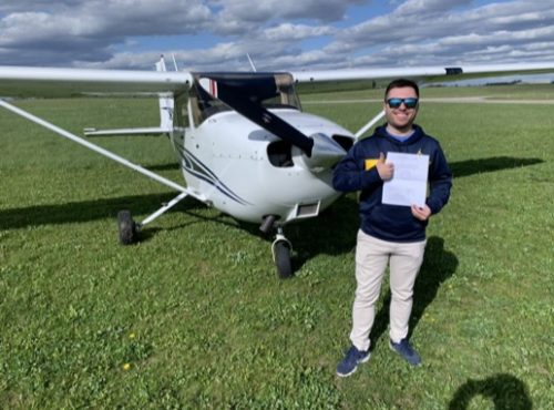 Congratulations to Jacob on earning his private pilots license ...