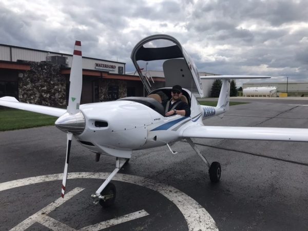 Congratulations to Jason on completing his first solo flight ...