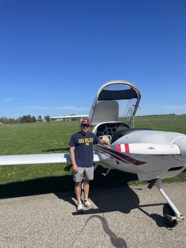 Congratulations to Earl on completing his first solo flight ...
