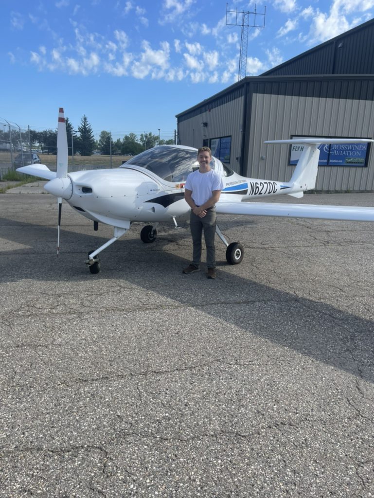 Congratulations to Christopher on his First Solo Flight! - Crosswinds Aviation