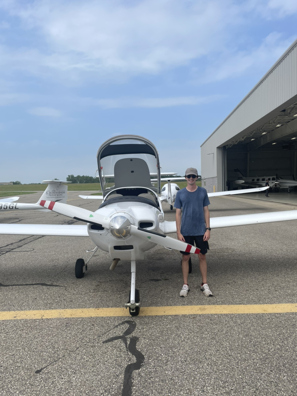 Congratulations to Luke on his First Solo Flight! - Crosswinds Aviation