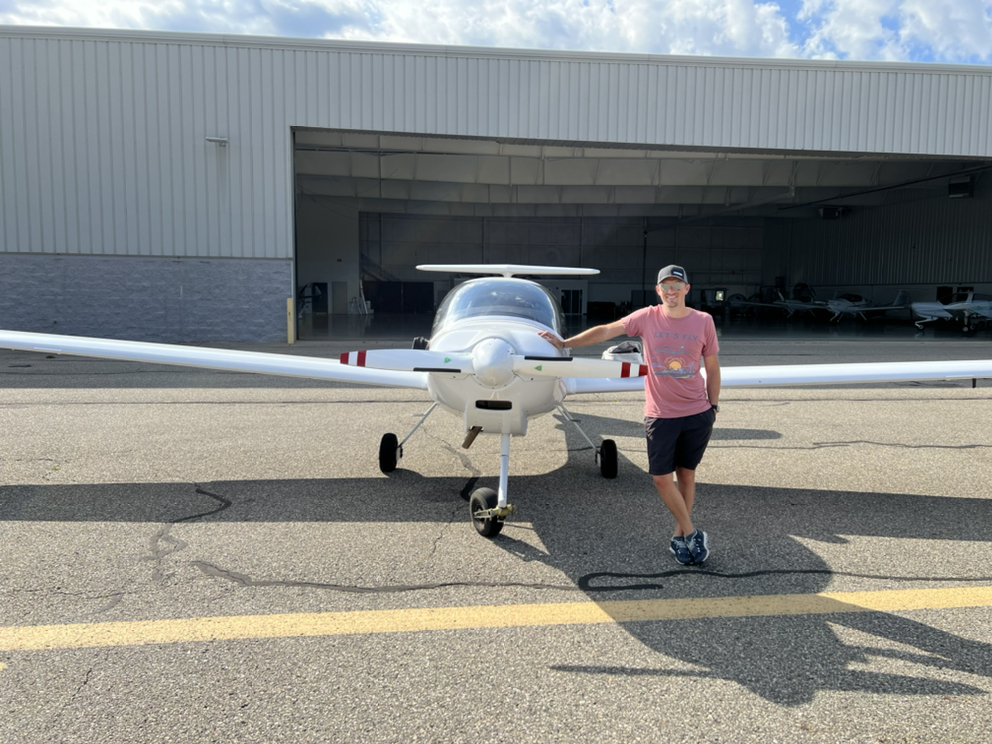 Congratulations to Steve on his First Solo Flight! - Crosswinds Aviation
