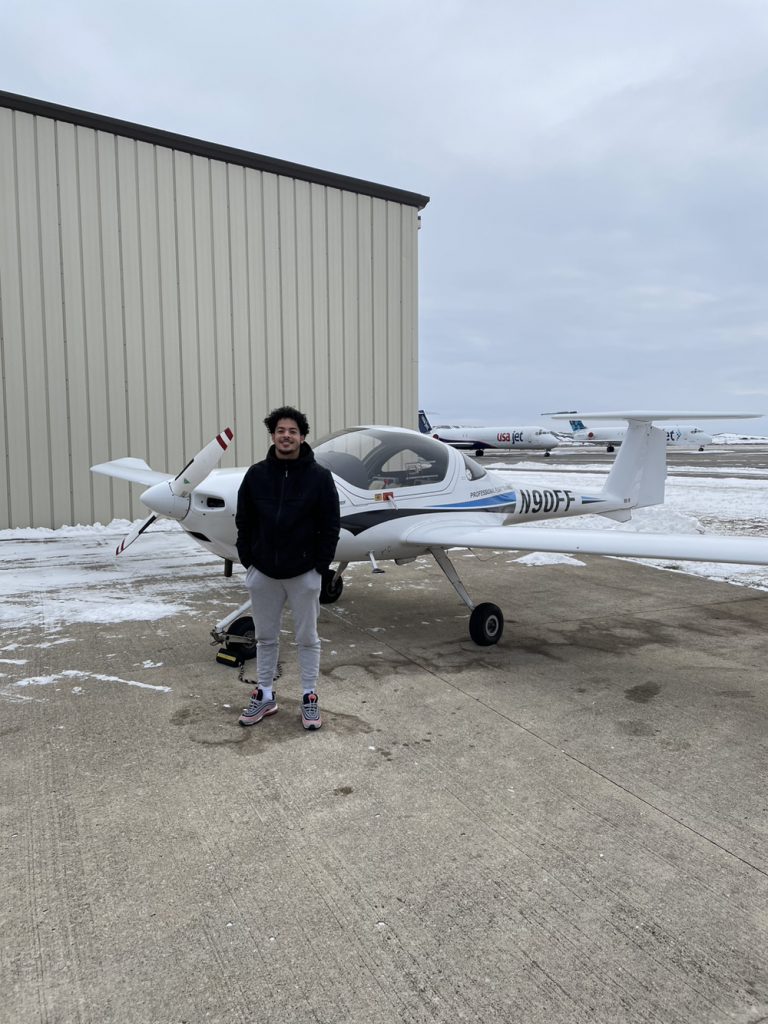 Congratulations to Andre on his First Solo Flight! - Crosswinds Aviation