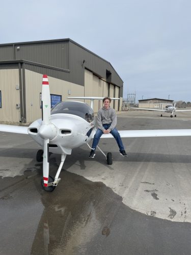 Congratulations to Andrew on his First Solo Flight! - Crosswinds Aviation