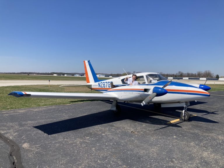 Congratulations to Connor on earning his Commercial Multi Engine Rating ...