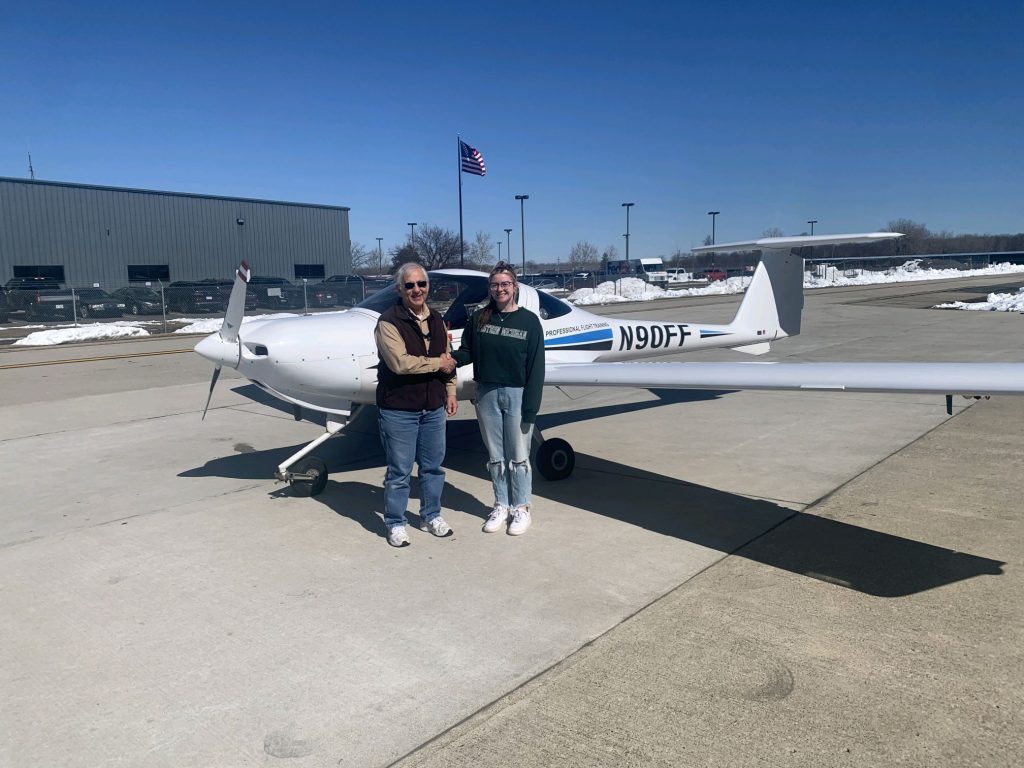 Congratulations to Kaylee on earning her Commercial Rating ...