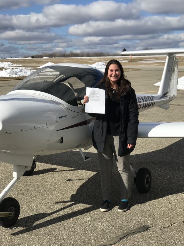 Congratulations to Morgan on becoming a CFI! - Crosswinds Aviation
