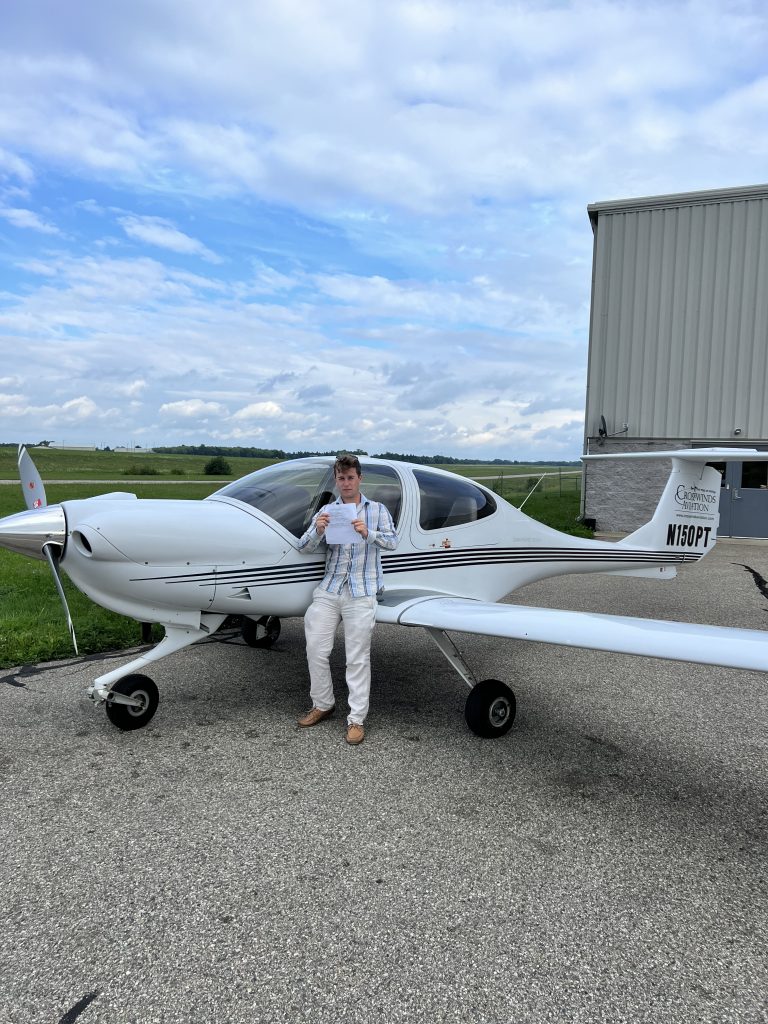 Congratulations to Nick on earning his Instrument Rating! - Crosswinds ...