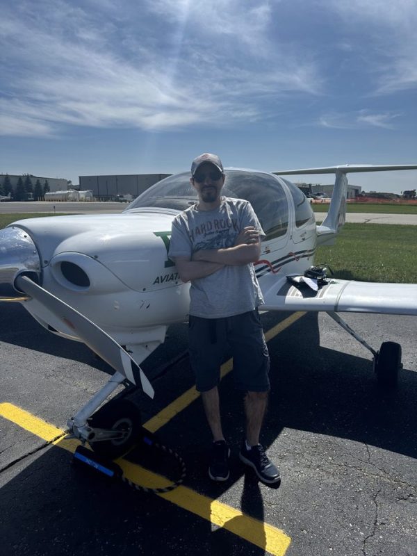 Congratulations to Wayne on his First Solo Flight! - Crosswinds Aviation