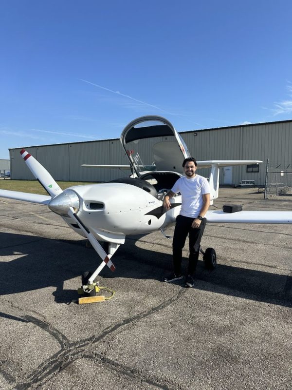 Congratulations to Omar on his First Solo Flight! - Crosswinds Aviation