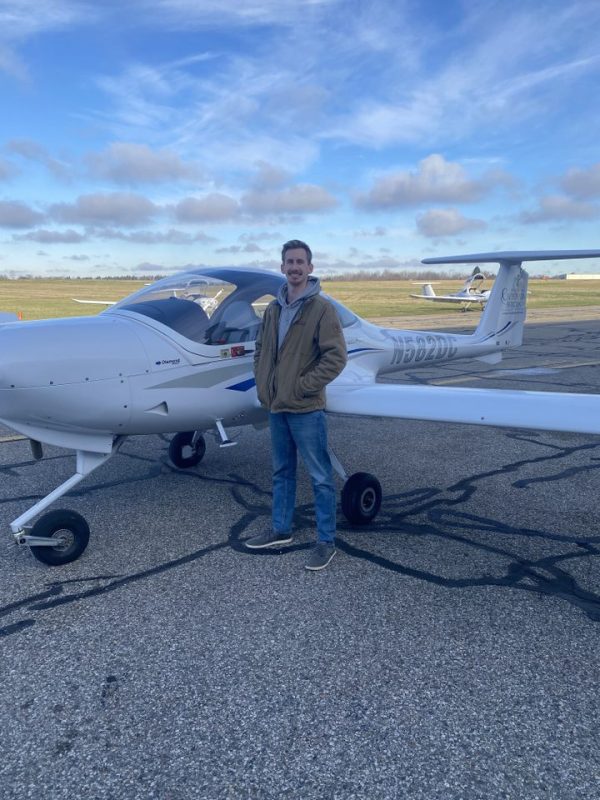 Congratulations to Nick on his First Solo Flight! - Crosswinds Aviation