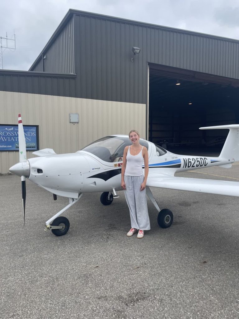 Congratulations to Addison on her First Solo Flight! - Crosswinds Aviation