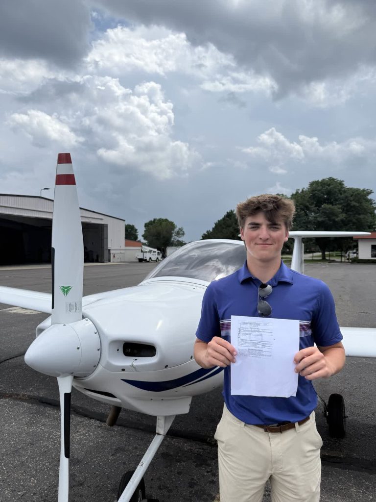 Congratulations to Henry on earning his Private Pilot License ...