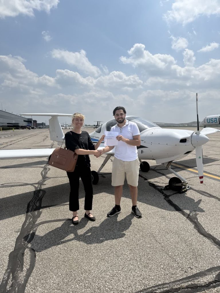 Congratulations to Omar on earning his Private Pilot License ...